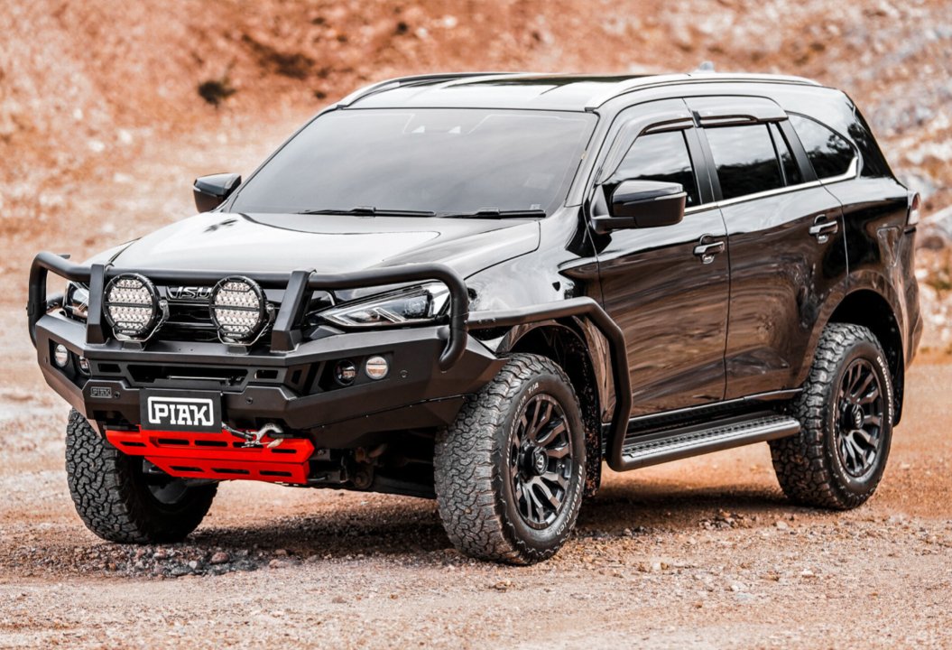 PIAK Genesis Loop Bar Isuzu Mu-X 2021+ (Black & Orange) – BullBar Mart